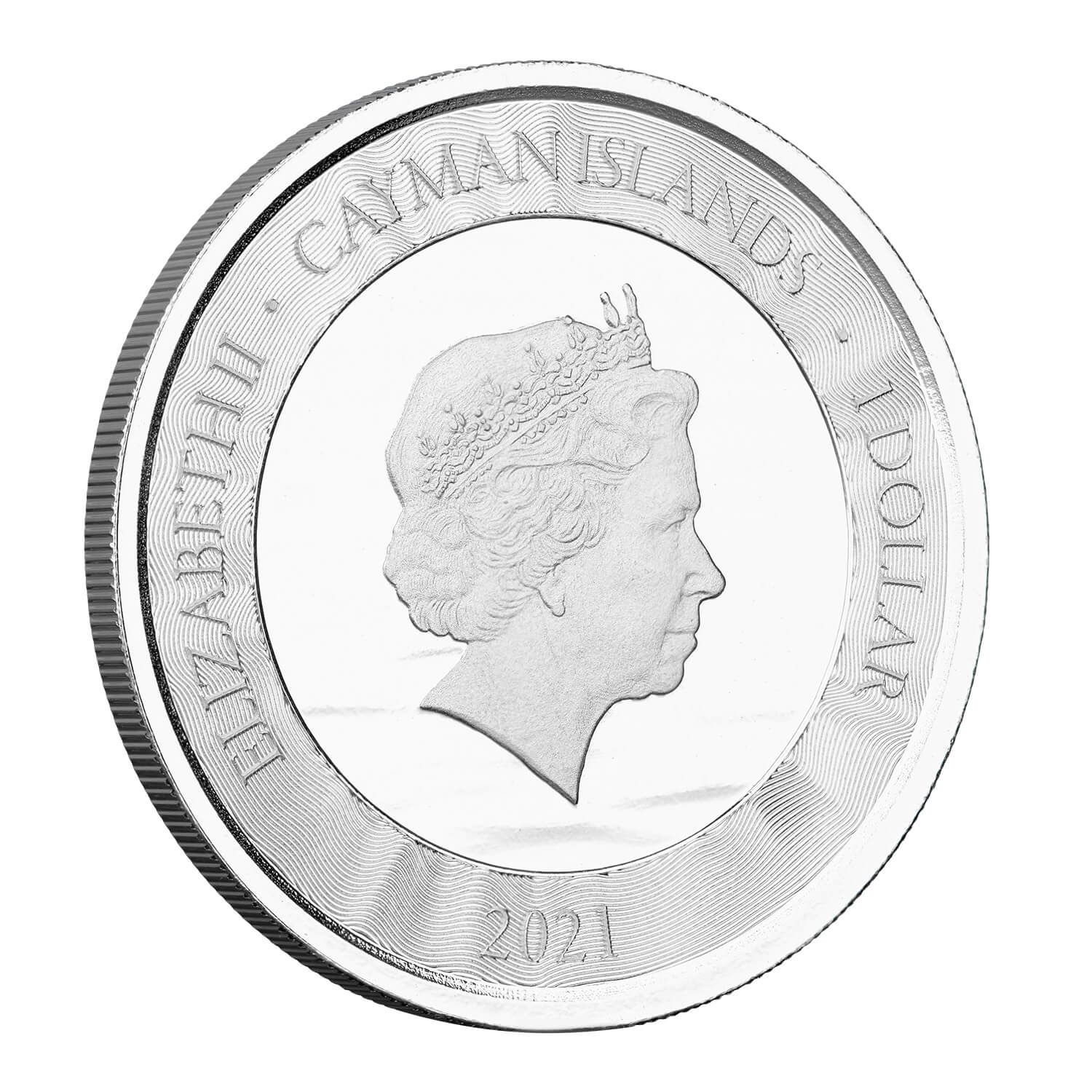 Buy 2021 Cayman Islands Marlin 1 oz Silver Coin by Scottsdale Mint