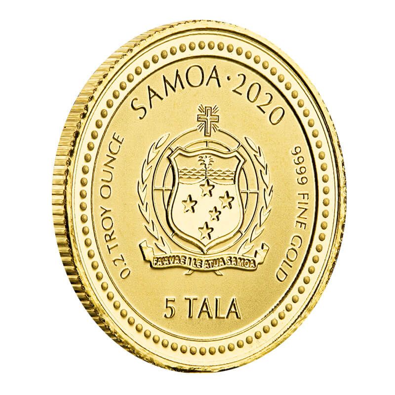 2020 Samoa Serpent of Milan 1/5 oz Gold Coin | Scottsdale Mint