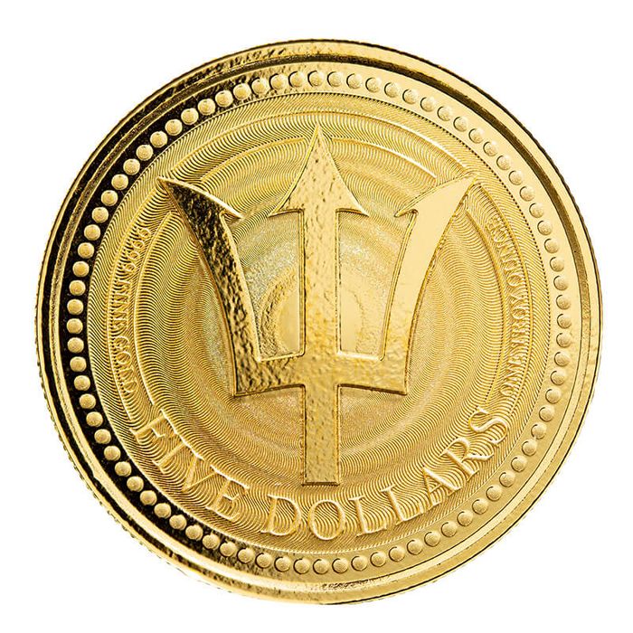 Shop 2021 Barbados Trident 1 oz Gold Coin