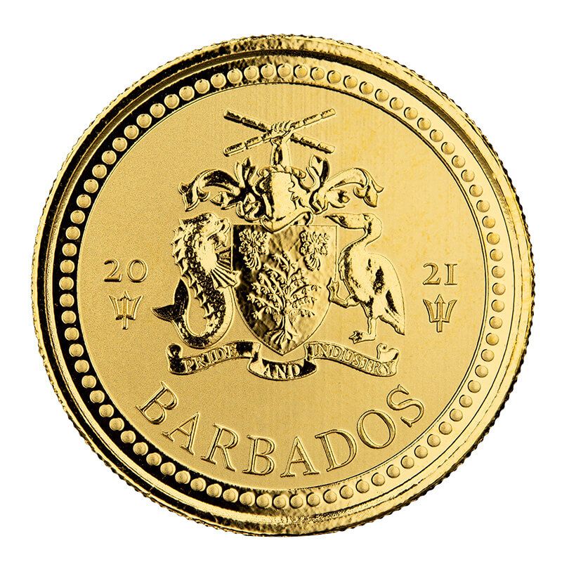 Shop 2021 Barbados Trident 1 oz Gold Coin