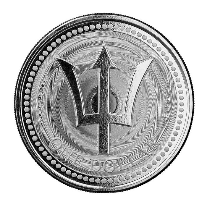Shop 2021 Barbados Trident 1 oz Silver Coin Tube Special