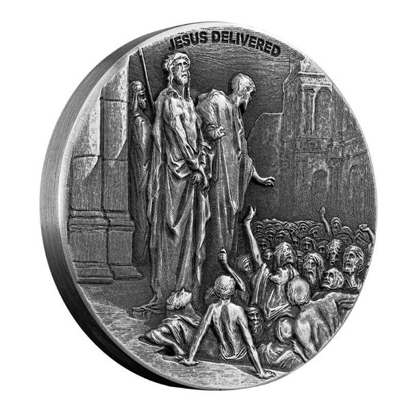 2021 Biblical Series | Jesus Delivered To Be Crucified 2 oz Silver Coin ...