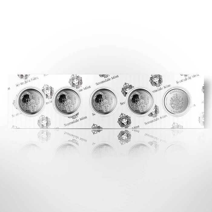 2021 Gibraltar Perseus With The Head of Medusa 1 oz Silver BU