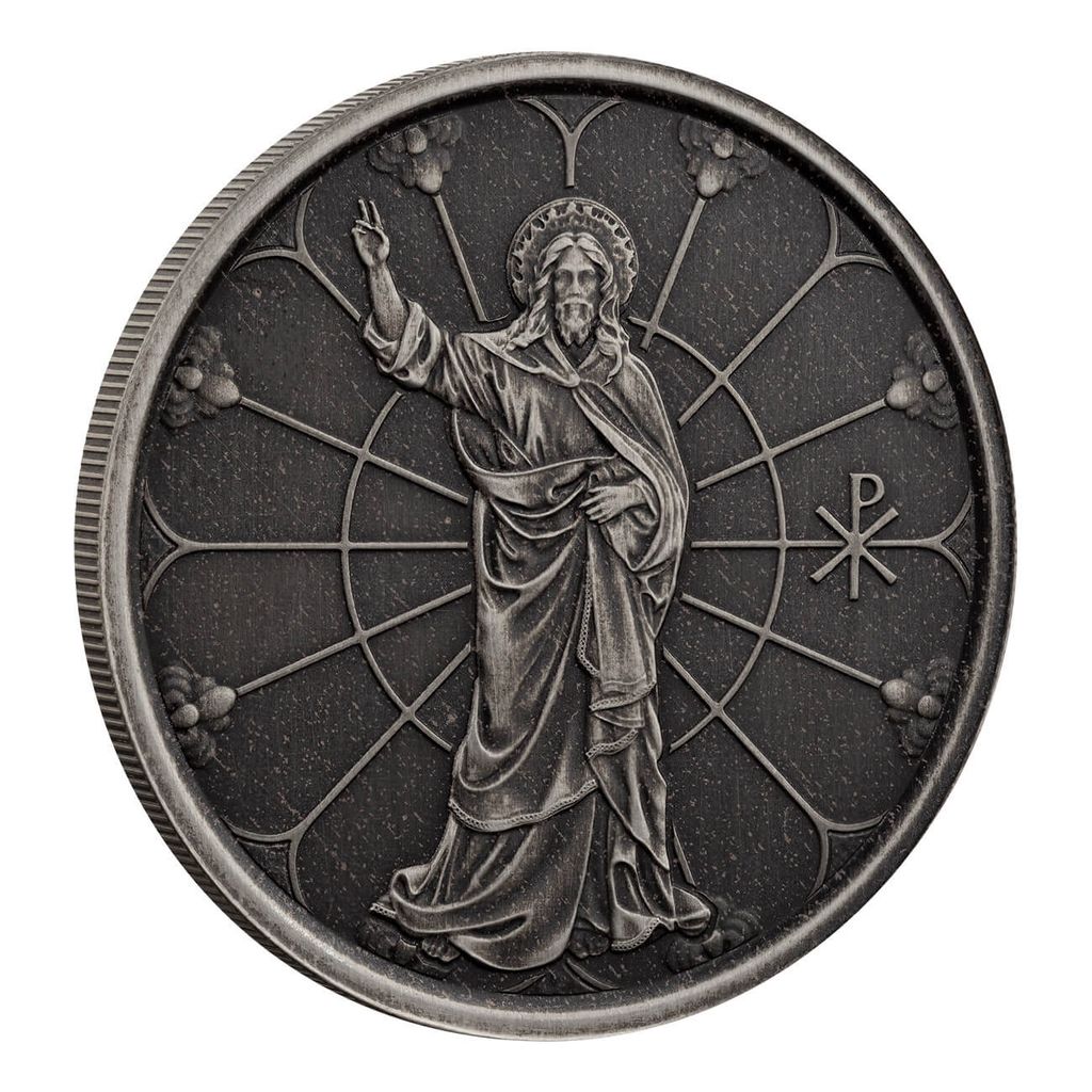 Shop 2022 Samoa Jesus Collection Light of Christ 1 oz Silver Antique Coin