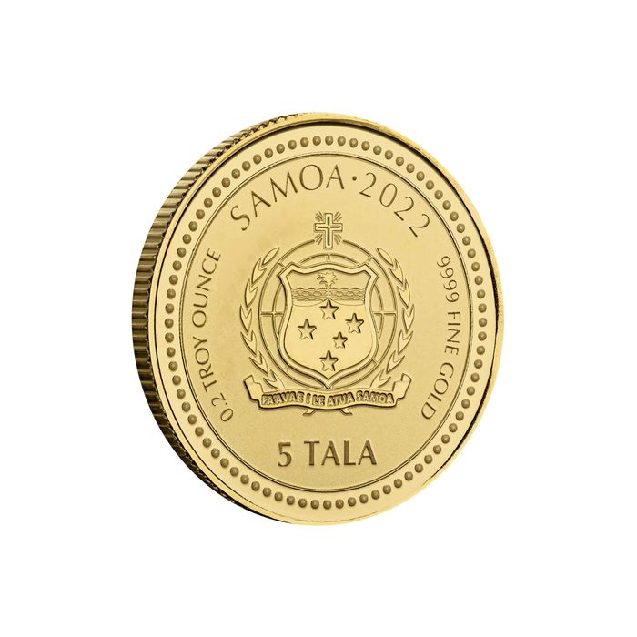 Shop 2022 Samoa Jesus Collection Light of Christ 1/5 Oz Gold Coin