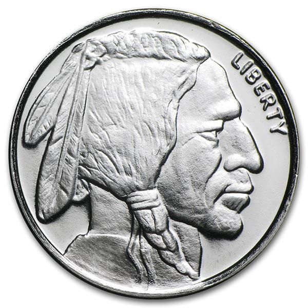 Quarter Ounce Buffalo SILVER Round