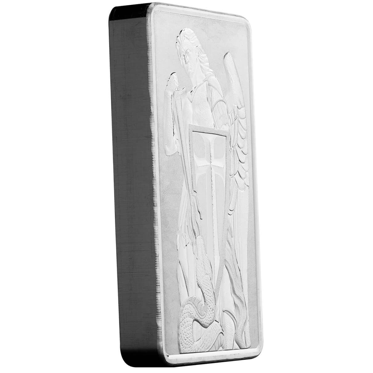 Buy the Archangel Michael 10 oz Silver Bar Buy the Archangel Michael 10 oz Silver Bar
