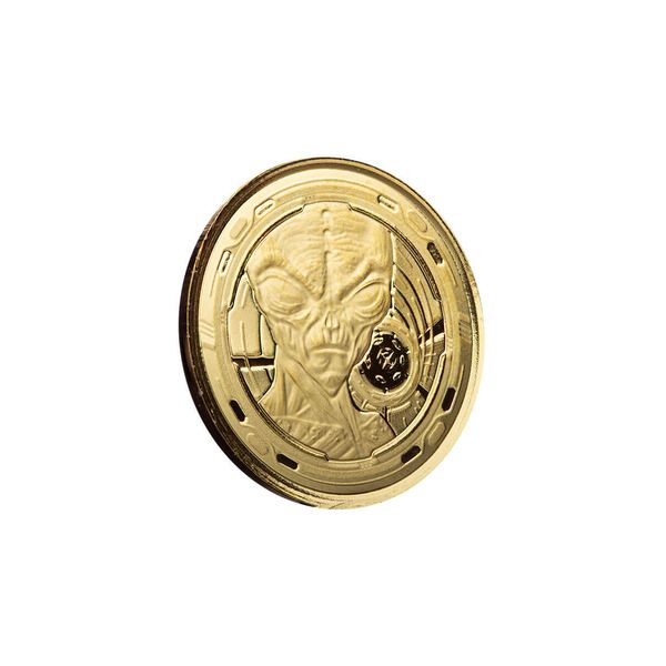 2022 Ghana Alien Tenth oz Gold BU Coin