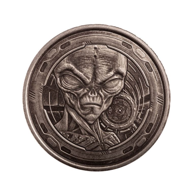 2022 Ghana Alien Silver 4 Coin Half oz Set