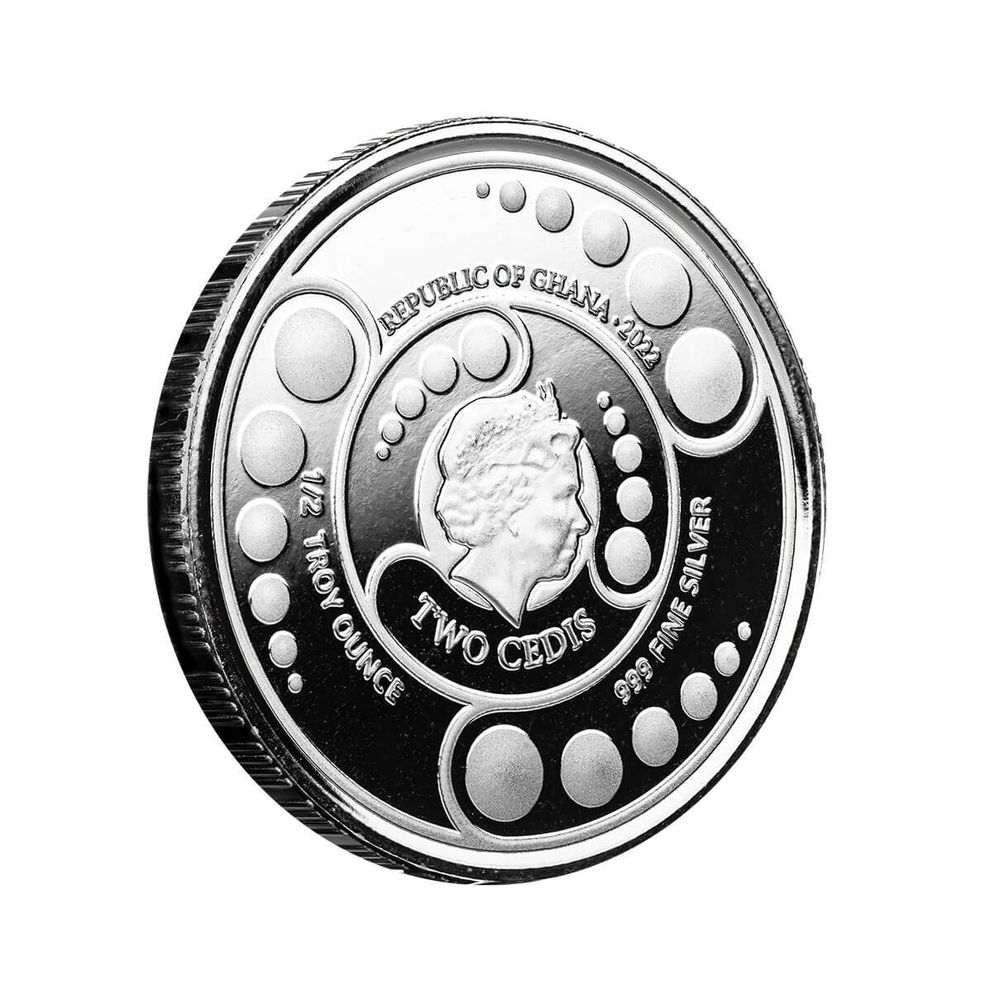 2022 Ghana Alien Silver 4 Coin Half oz Set