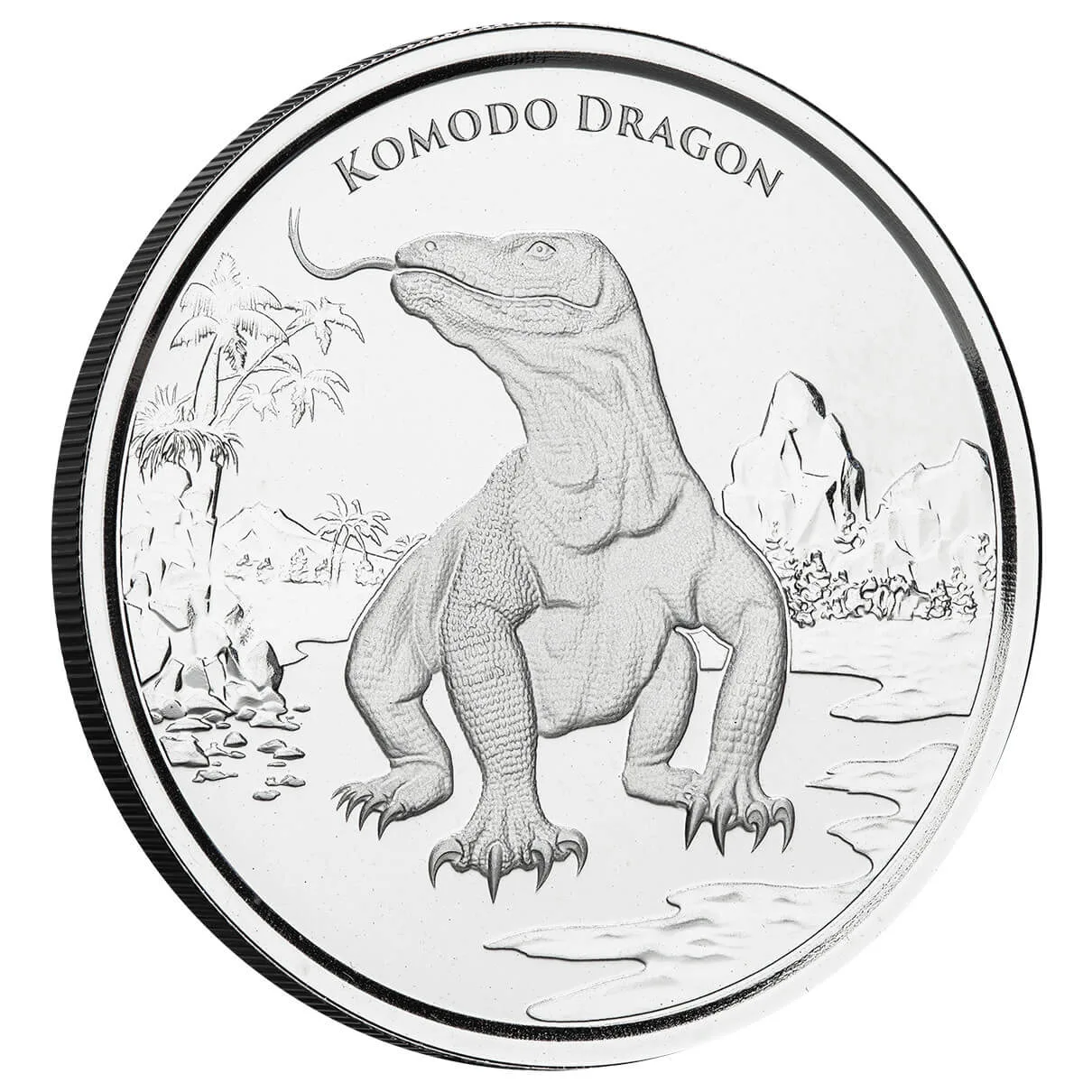 2022 Tokelau Komodo Dragon 1 oz Silver Bu Coin