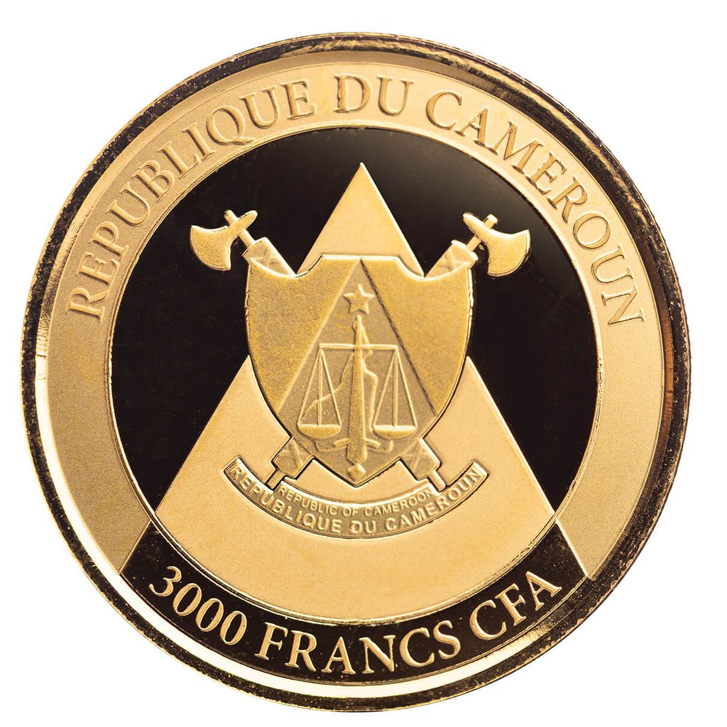 2022 Cameroon Cheetah 1 oz Gold Proof Coin