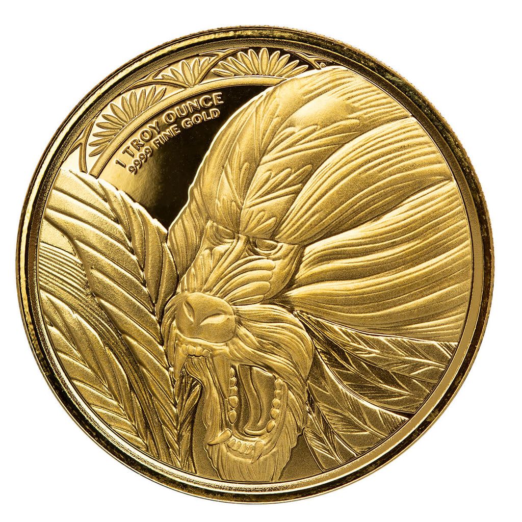 2022 Cameroon Mandrill 1 oz Gold Proof Coin