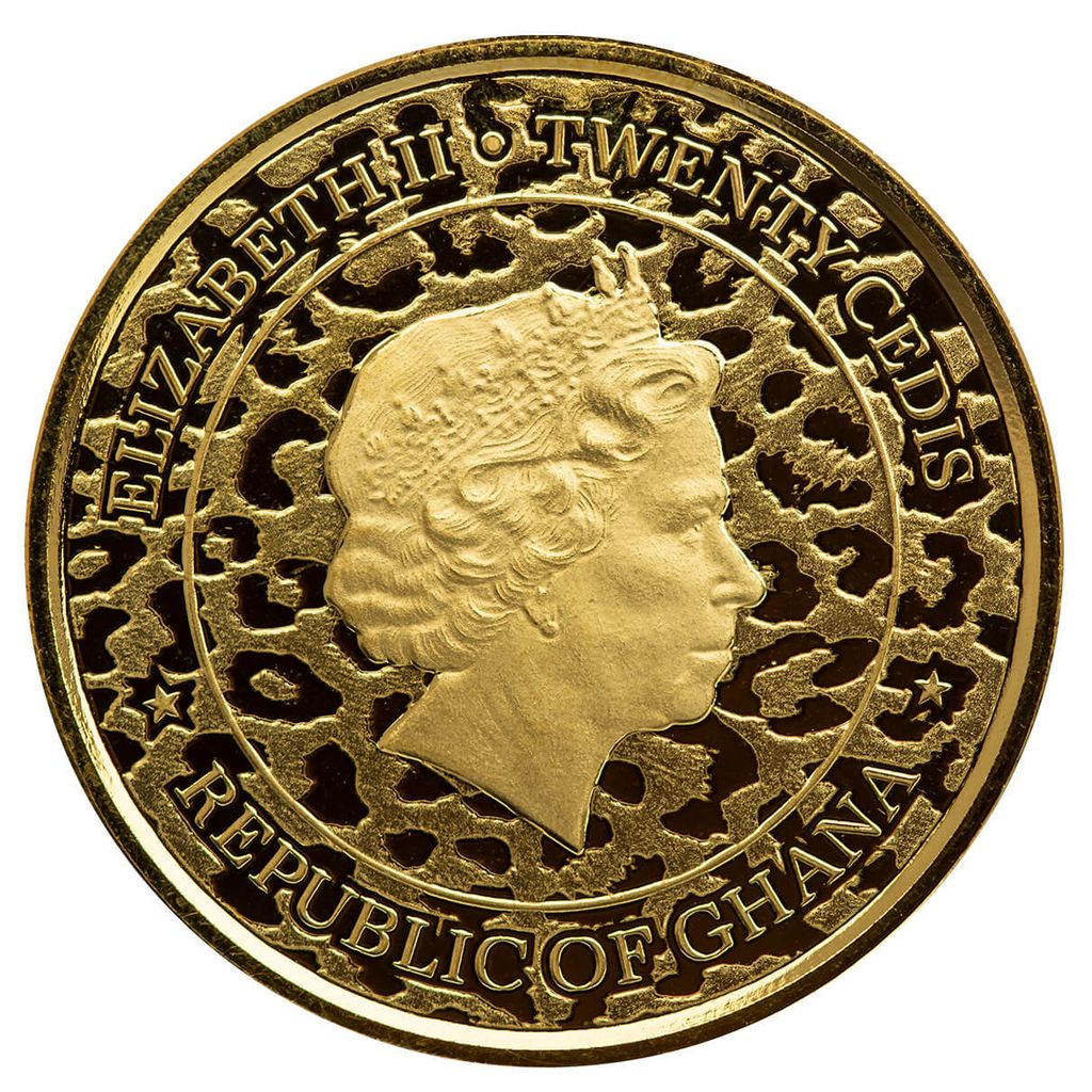 Buy 2022 Ghana African Leopard 1 oz Gold Proof Coin by Scottsdale Mint