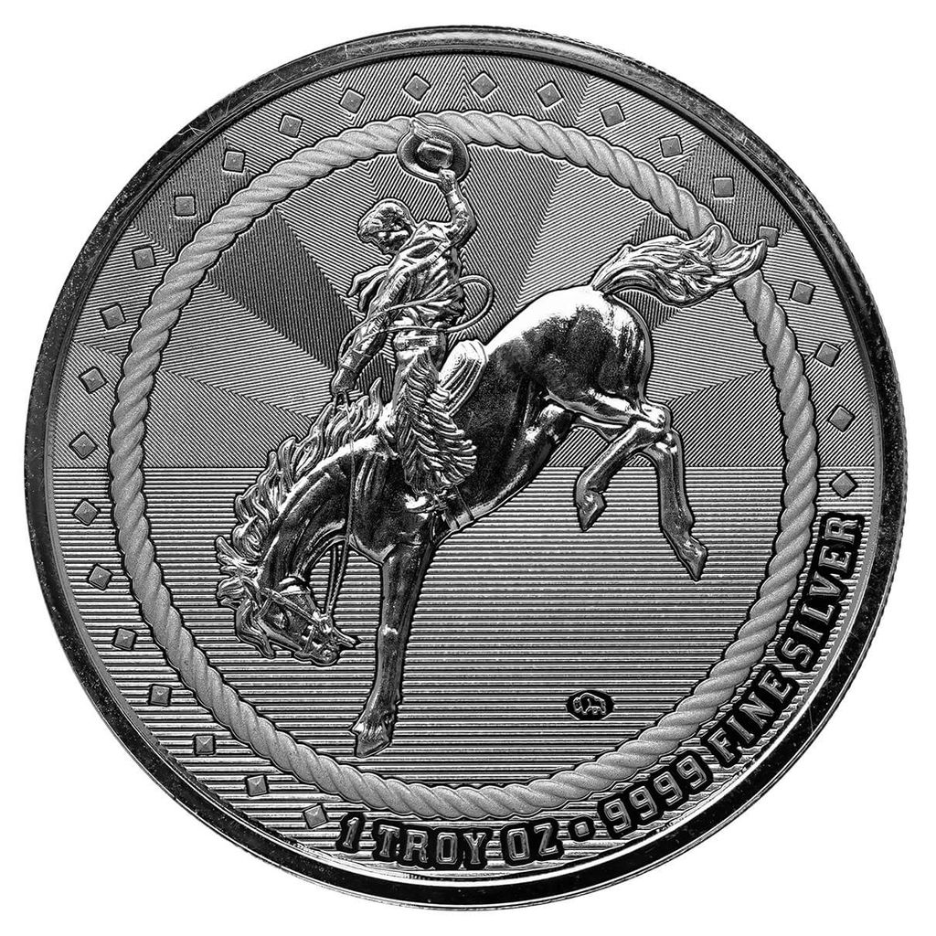 2023 Scottsdale Cowboy with Buffalo Privy 1 oz Silver Round