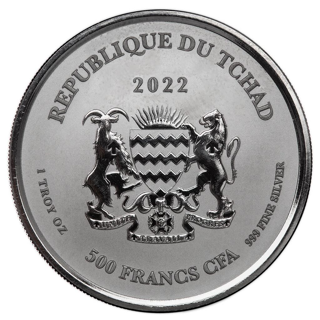 Shop the 2022 Chad Scorpion 1 oz Rhodium Plated Silver Coin ...