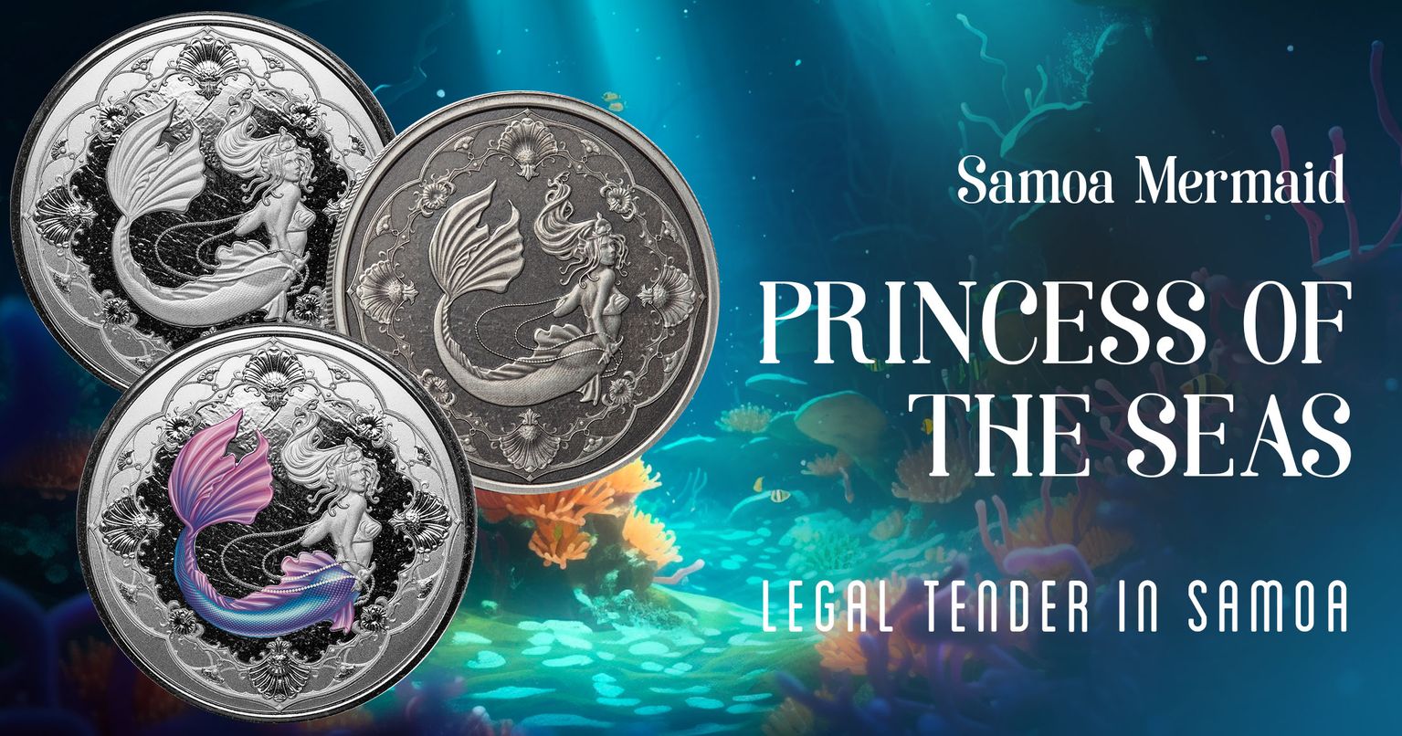 Princess of the Seas: New Mermaid Coins | Scottsdale Mint