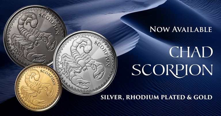 New Coin Release: The Chad Scorpion | Scottsdale Mint