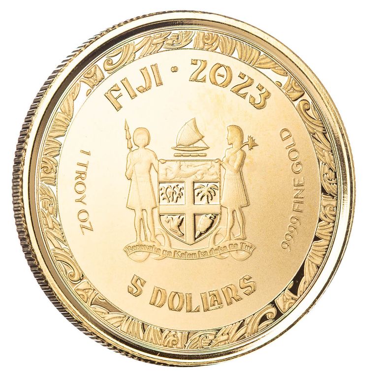 2023 Fiji Koi Fish 1 oz Gold Proof Coin