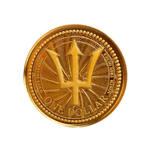 2023 Barbados Trident 1/10 oz Gold Coin