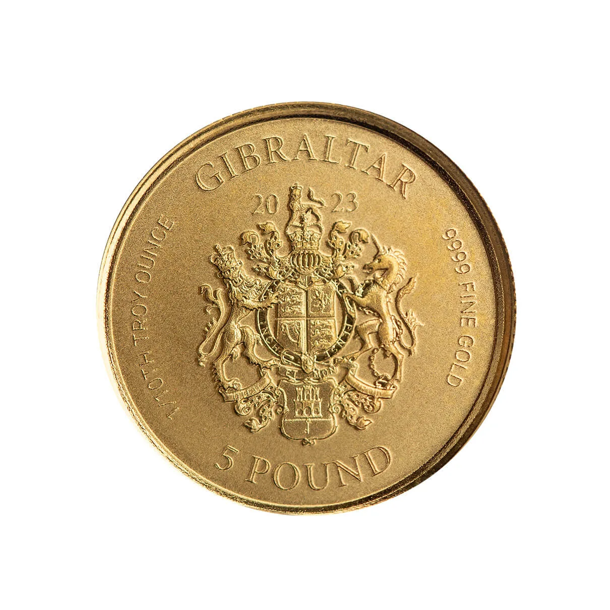 2023 Gibraltar Lady Justice 1/10th oz Gold Coin