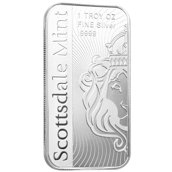 Scottsdale The Vortex 1 Troy oz 9999 Silver Bar