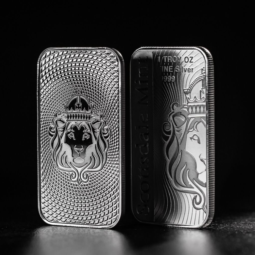 Scottsdale The Vortex 1 Troy oz 9999 Silver Bar
