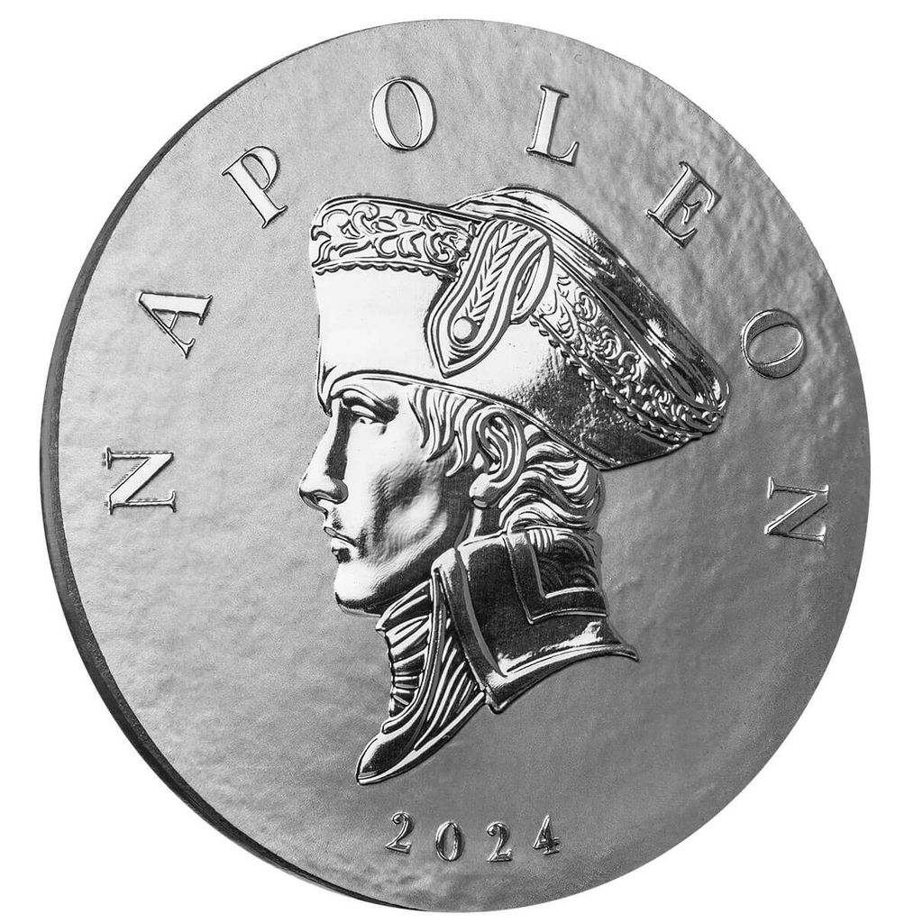 2024 Liberia Commander Series Napoleon Bonaparte Bust 5 Troy oz 9999 ...