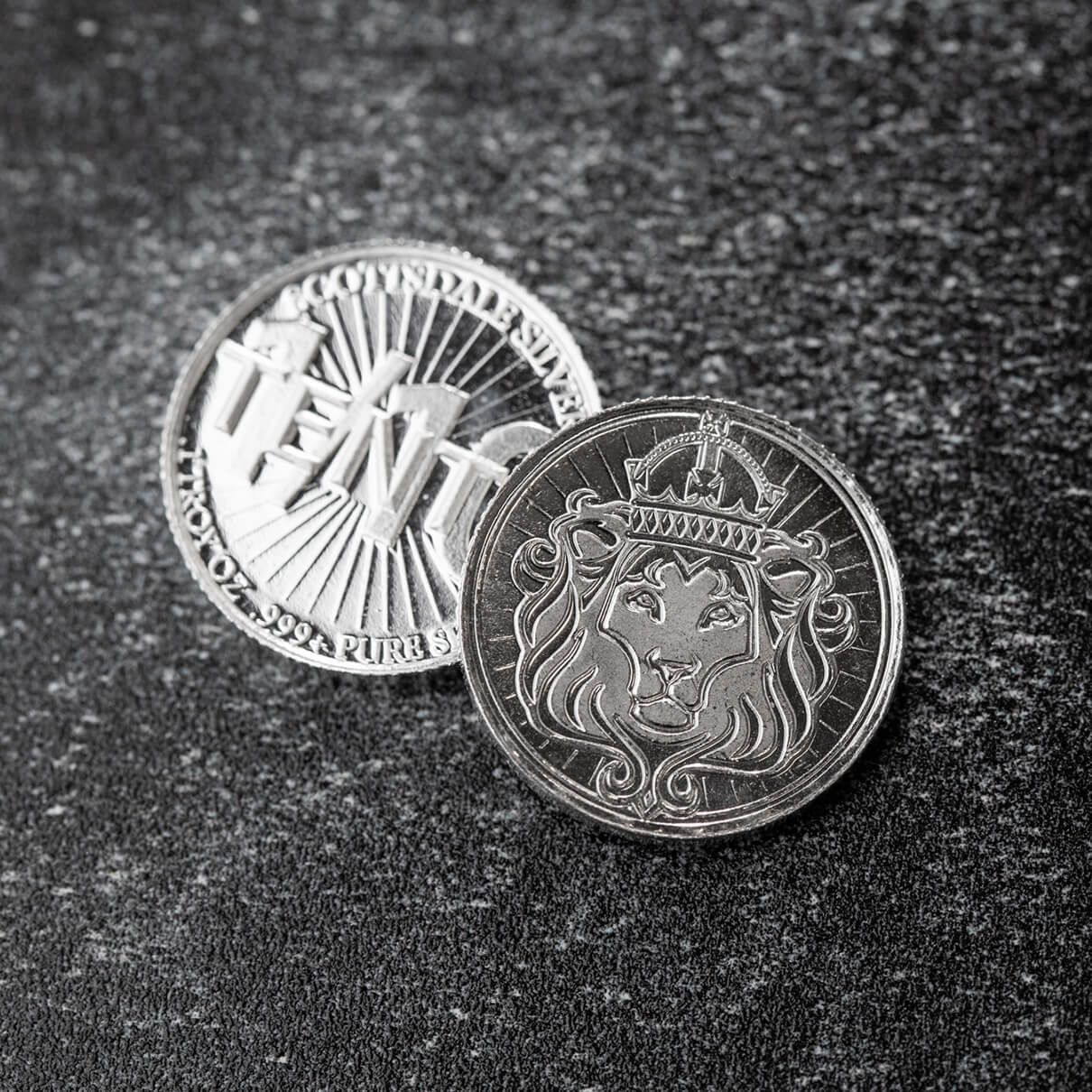 Scottsdale Lion One Tenth oz Silver Round - Secondary
