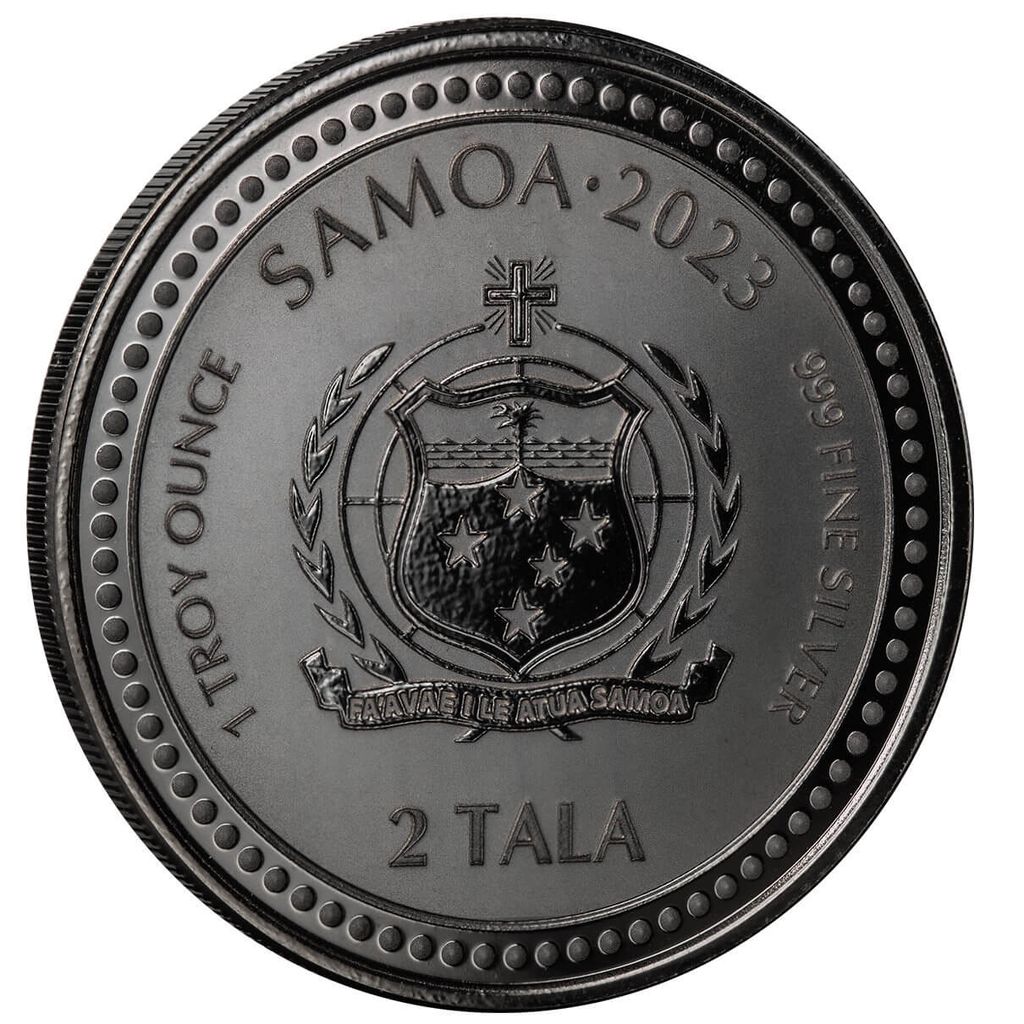 Shop 2023 Samoa Jesus Collection The Teacher 1 oz Silver with Black ...