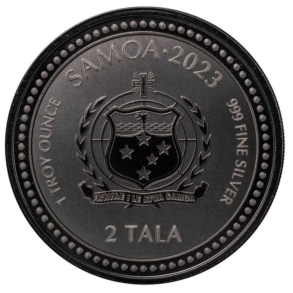 Shop 2023 Samoa Jesus Collection The Teacher 1 oz Silver with Black ...