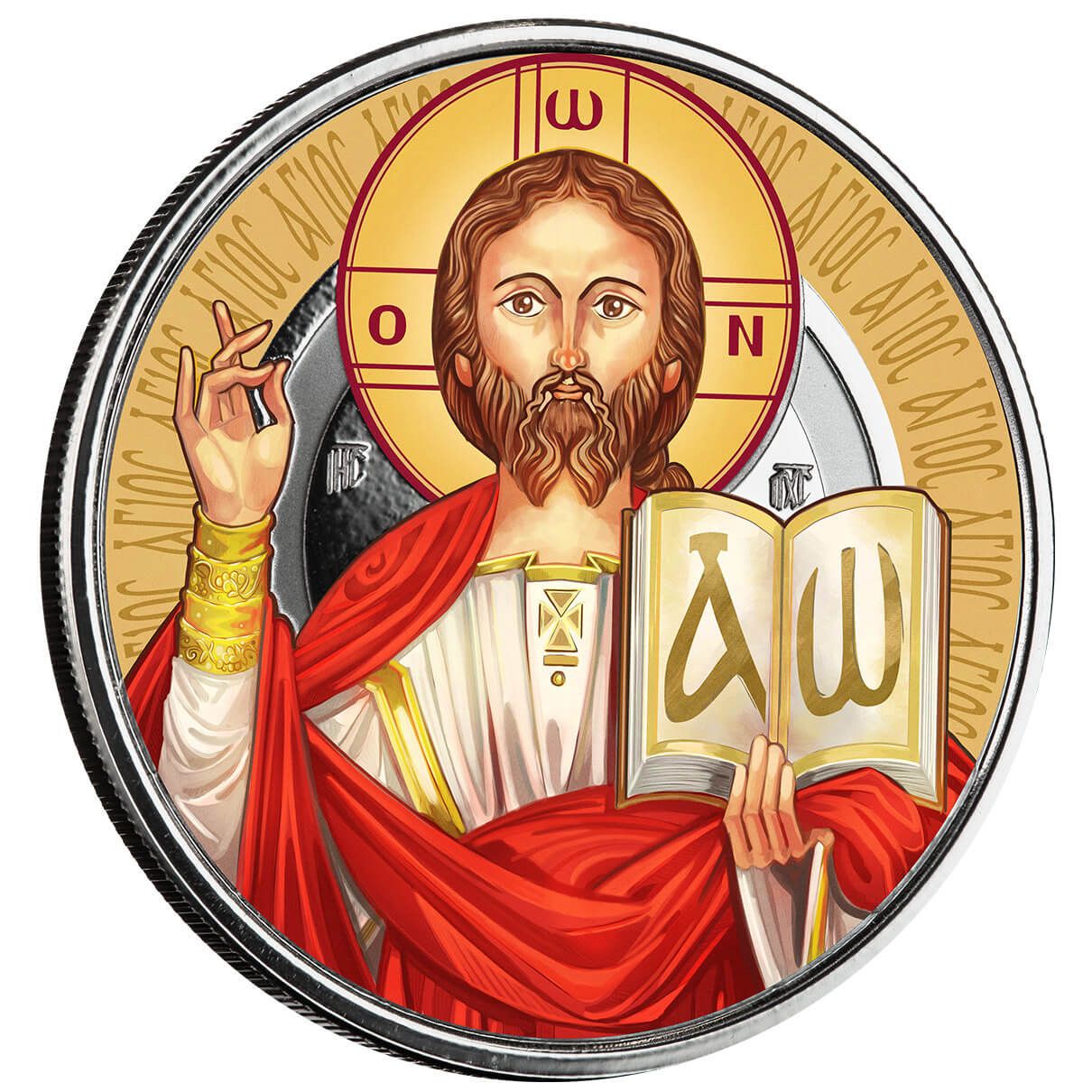 2023 Samoa Jesus Collection The Teacher 1 oz Silver Color Coin ...