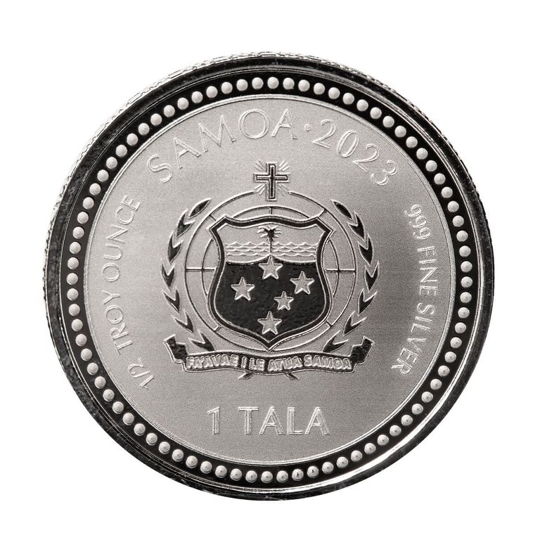 2021 Samoa Light of Christ 1/2 oz Silver Proof-Like Coin