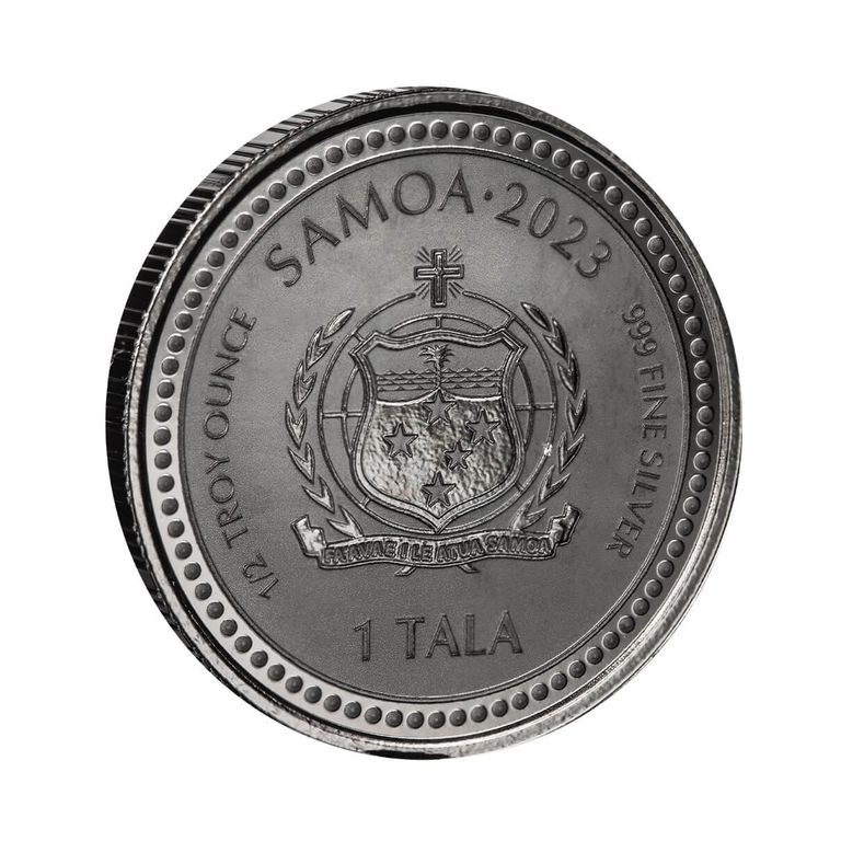 Shop 2023 Samoa Jesus Collection The Teacher 1/2 oz Silver with Black ...