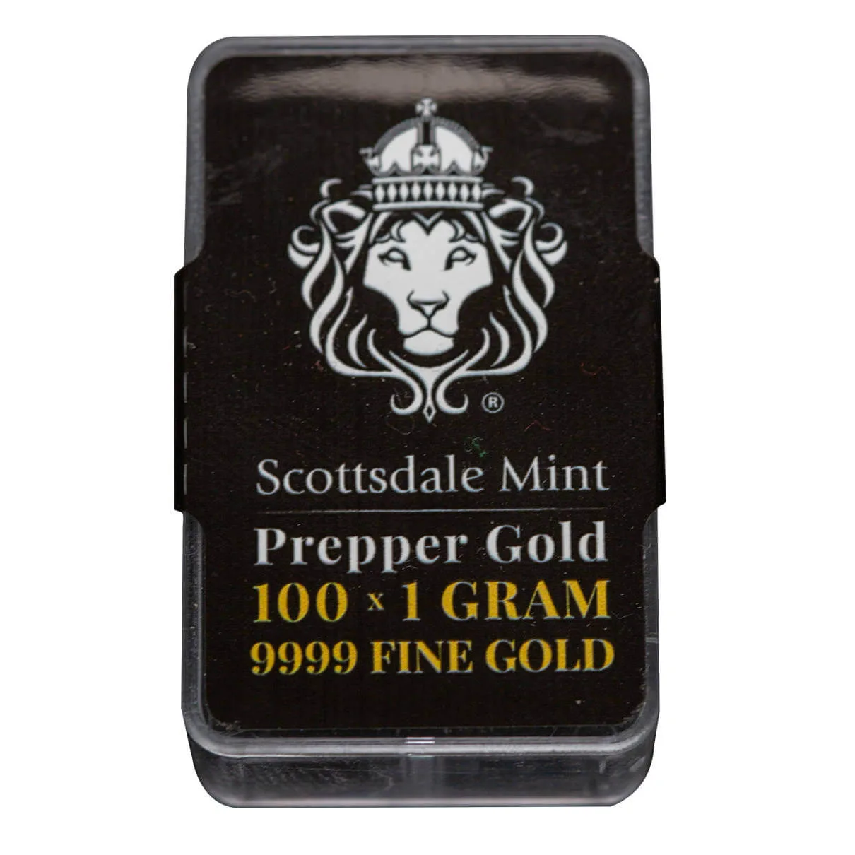 Prepper Gold Bar Storage Box Case (Empty) | Scottsdale Mint