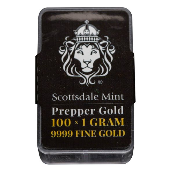 Prepper Gold Bar Storage Box Case (Empty) | Scottsdale Mint