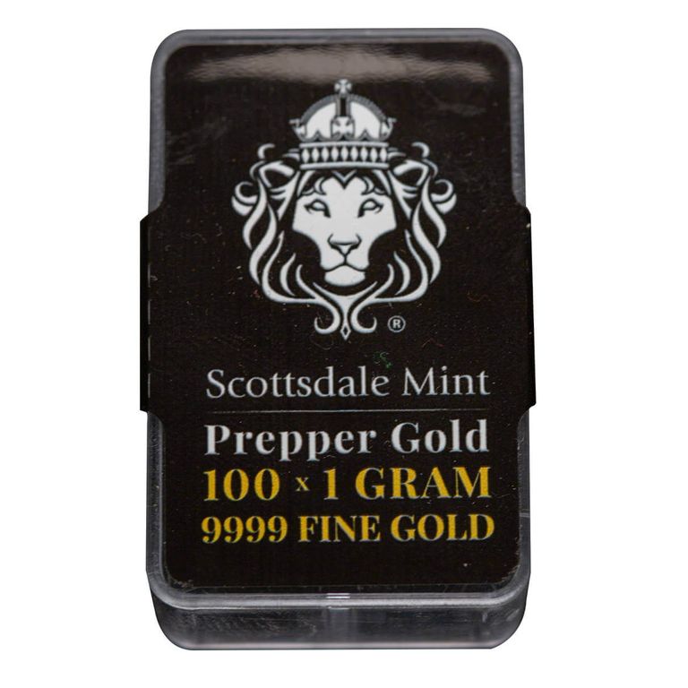 Prepper Gold Bar Storage Box Case (Empty) | Scottsdale Mint