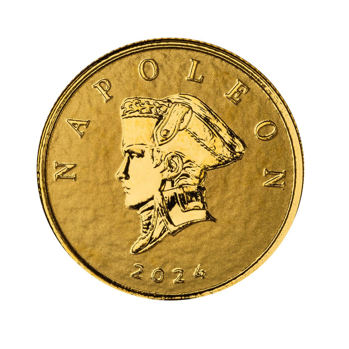 2024 Liberia Commander Series Napoleon Bonaparte Bust One Tenth Troy oz ...