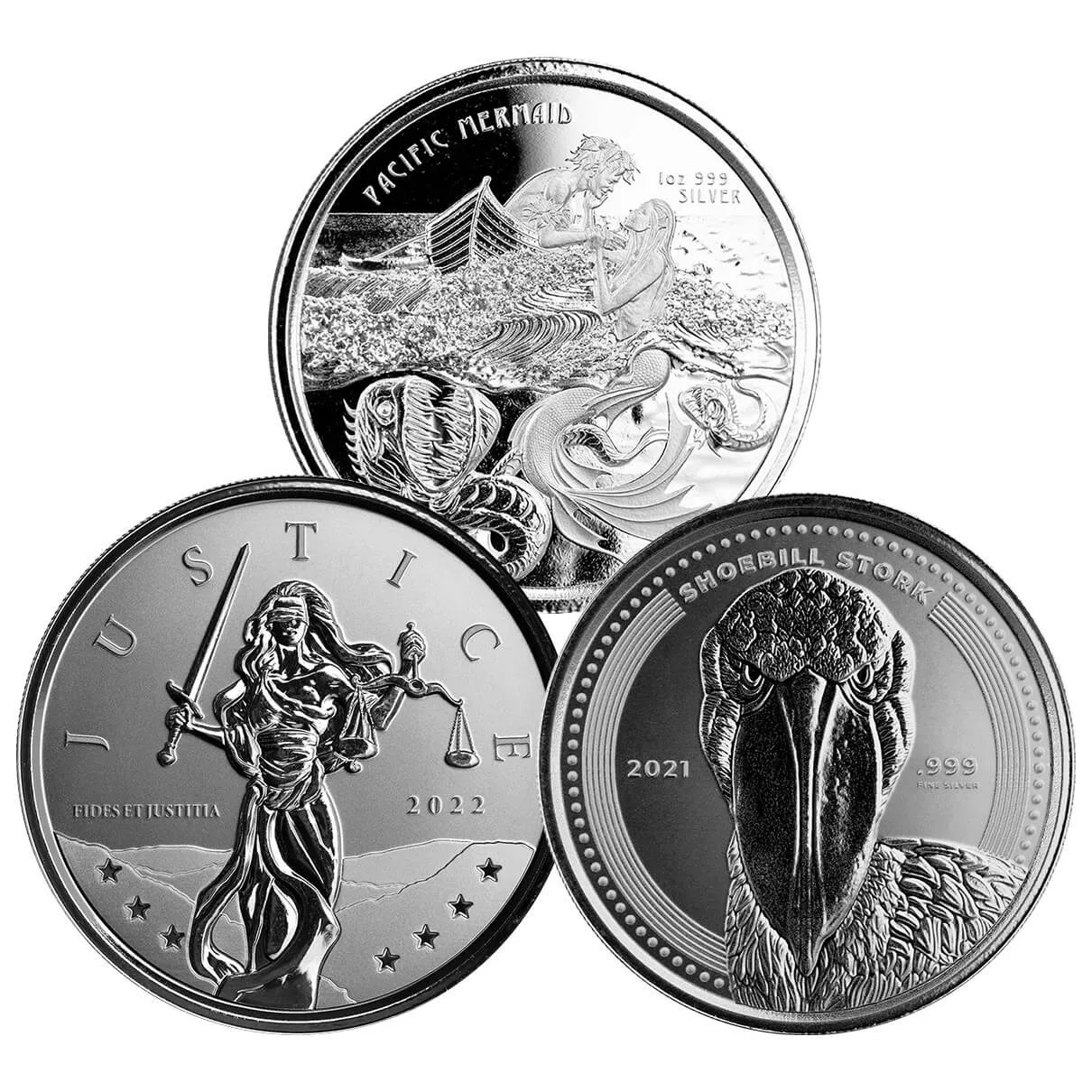 Random Secondary Scottsdale Mint 1 oz Silver Coin (Circulated ...