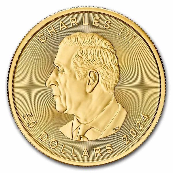 2024 Canada Gold Maple Leaf 1 oz Gold Coin