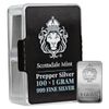 Scottsdale Prepper Silver 1 Gram .999 Silver Bar