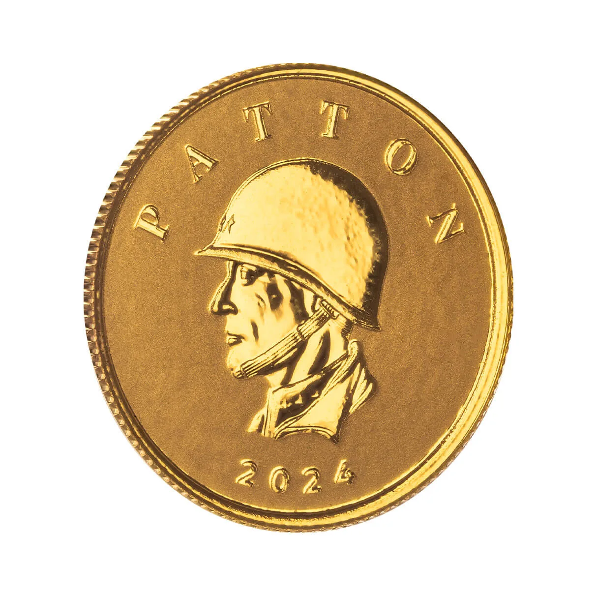 2024 Liberia Commander Series George Patton Bust One Tenth Troy oz 9999 ...