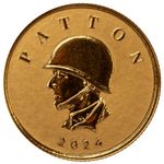 2024 Liberia Commander Series George Patton Bust 1 Troy oz 9999 Gold Coin