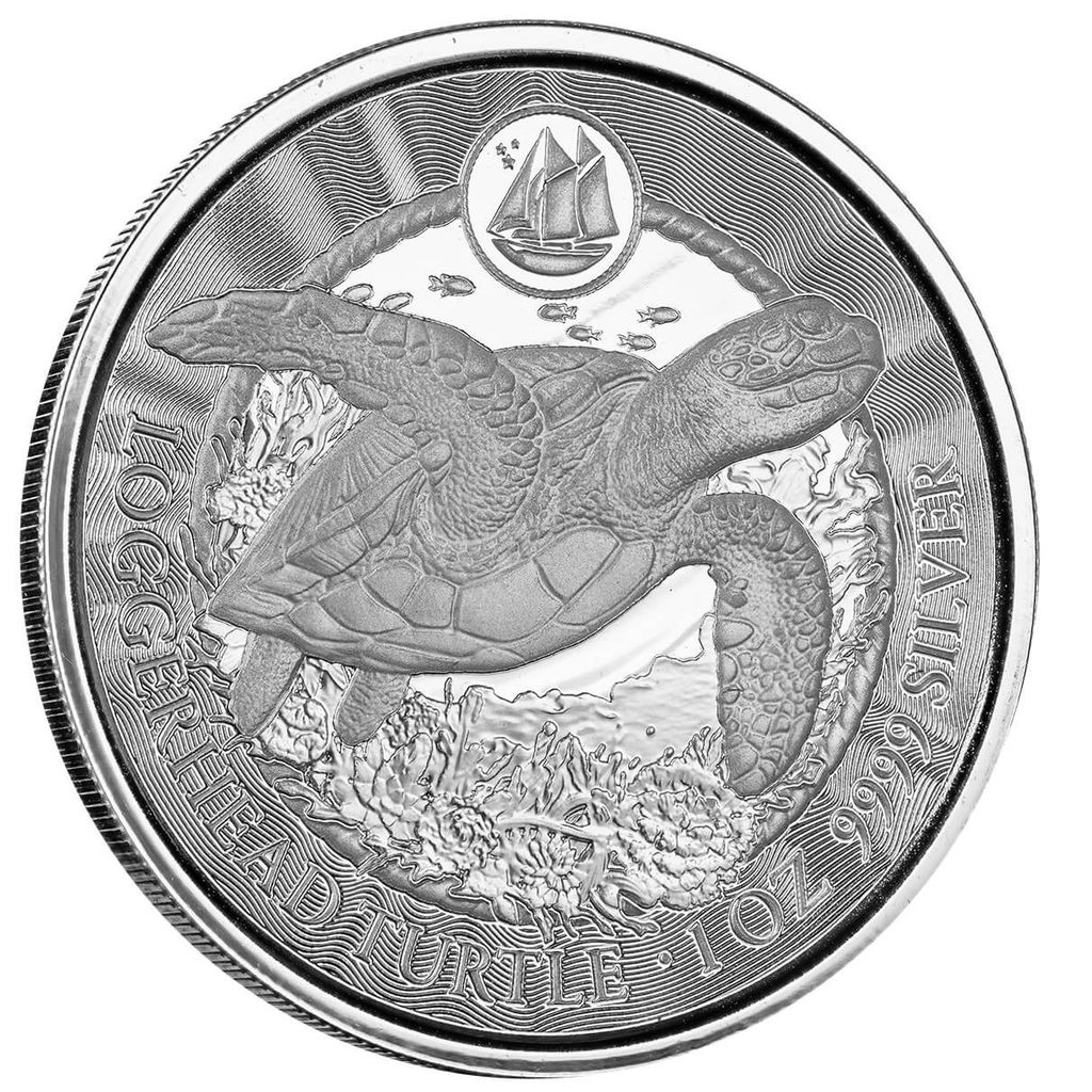 Shop the 2023 Cayman Islands Loggerhead Turtle 1 oz Silver Proof Like ...