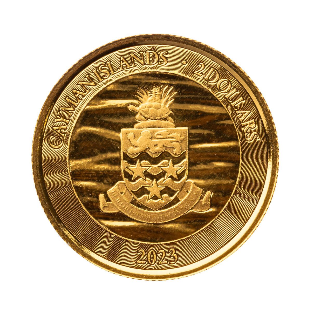 2023 Cayman Islands Marlin 1/10 oz Gold Proof Like Coin | Scottsdale Mint