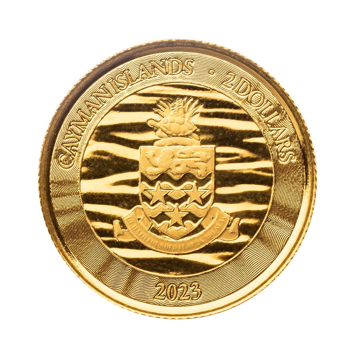 Shop the 2023 Cayman Islands Loggerhead Turtle 1/10 oz Gold Proof Like Coin