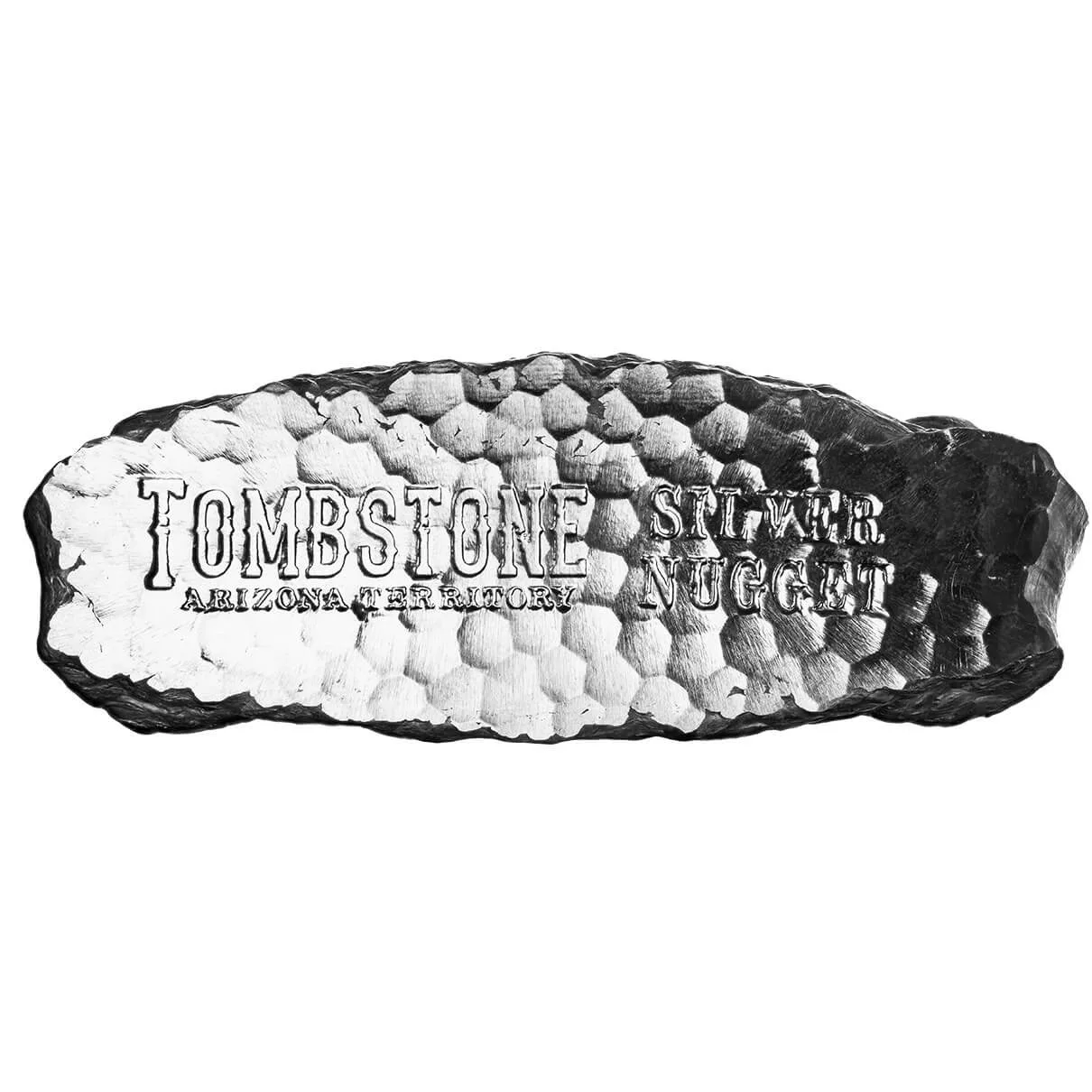 Tombstone "Silver Nugget" 10 Oz Silver Bar Bullion