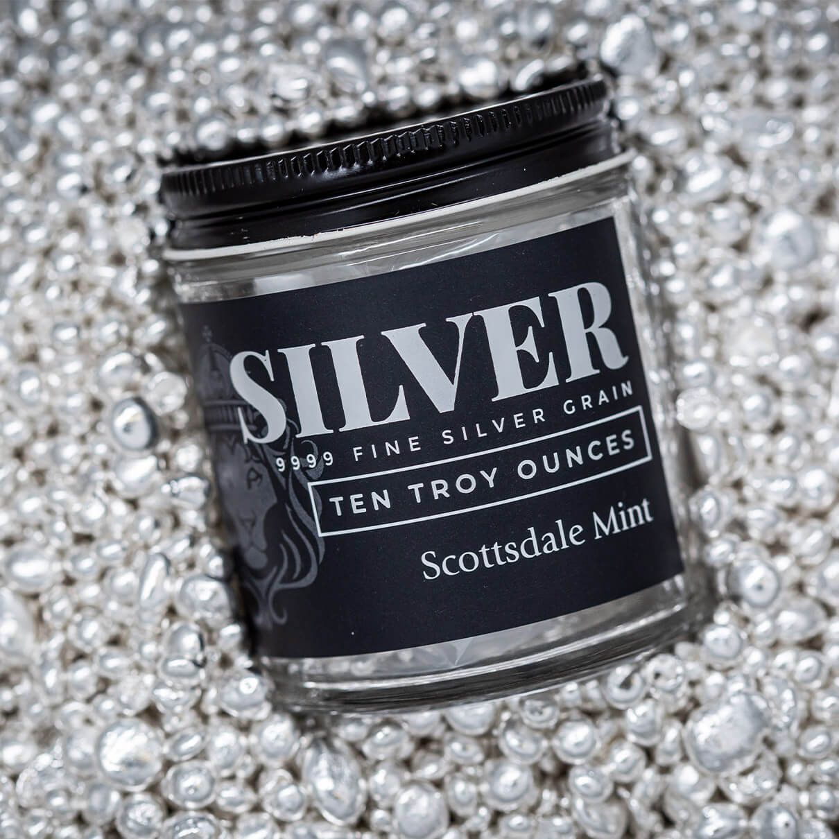 Silver Shot 10 Troy oz .9999 Fine Silver Casting Grain Jar | Scottsdale ...