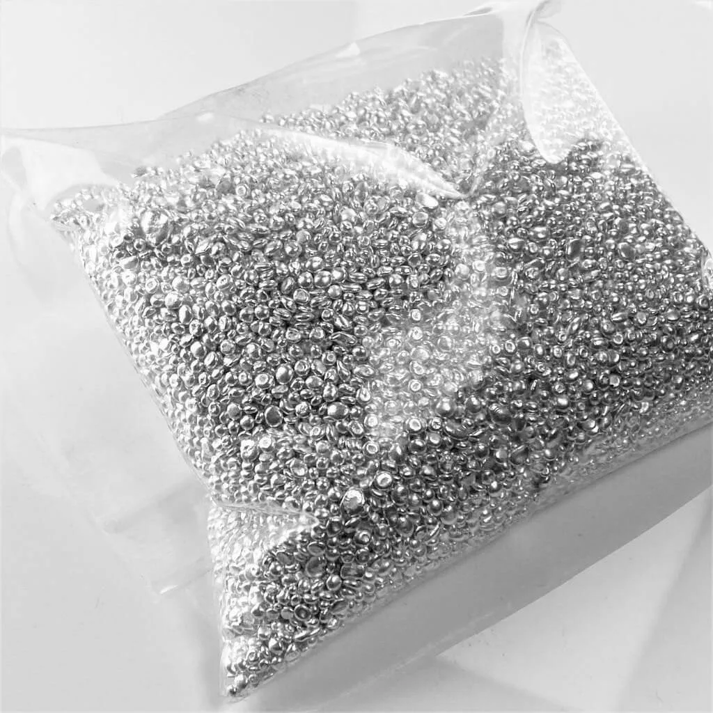 Silver Shot 100 Troy oz .9999 Fine Silver Casting Grain Bag