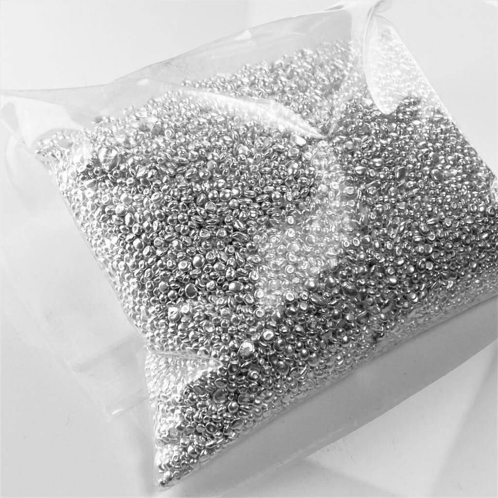 Silver Shot 100 Troy oz .9999 Fine Silver Casting Grain Bag